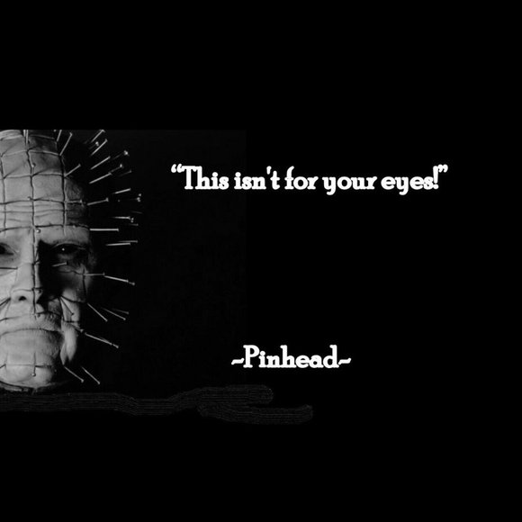Wall Decor | 1987 Hellraisers Pinhead This Isnt For Your Eyes Quote ...